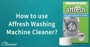 Finally Fresh washing machine cleaner: User guide - Cleannr